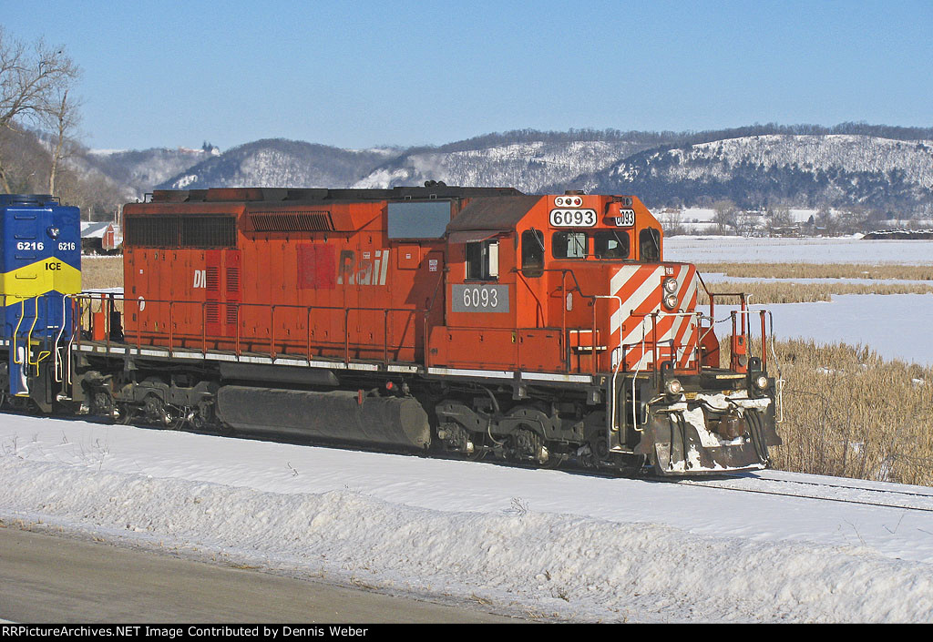 DM&E 6093, ICE's Marquette Sub.